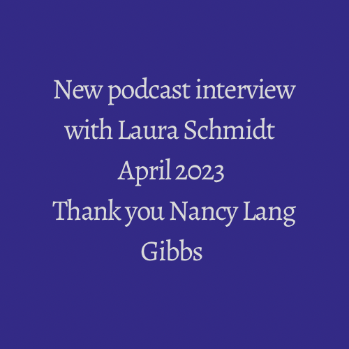 Laura's latest: podcast guest on Nancy Lang Gibbs Loving Later Life po ...
