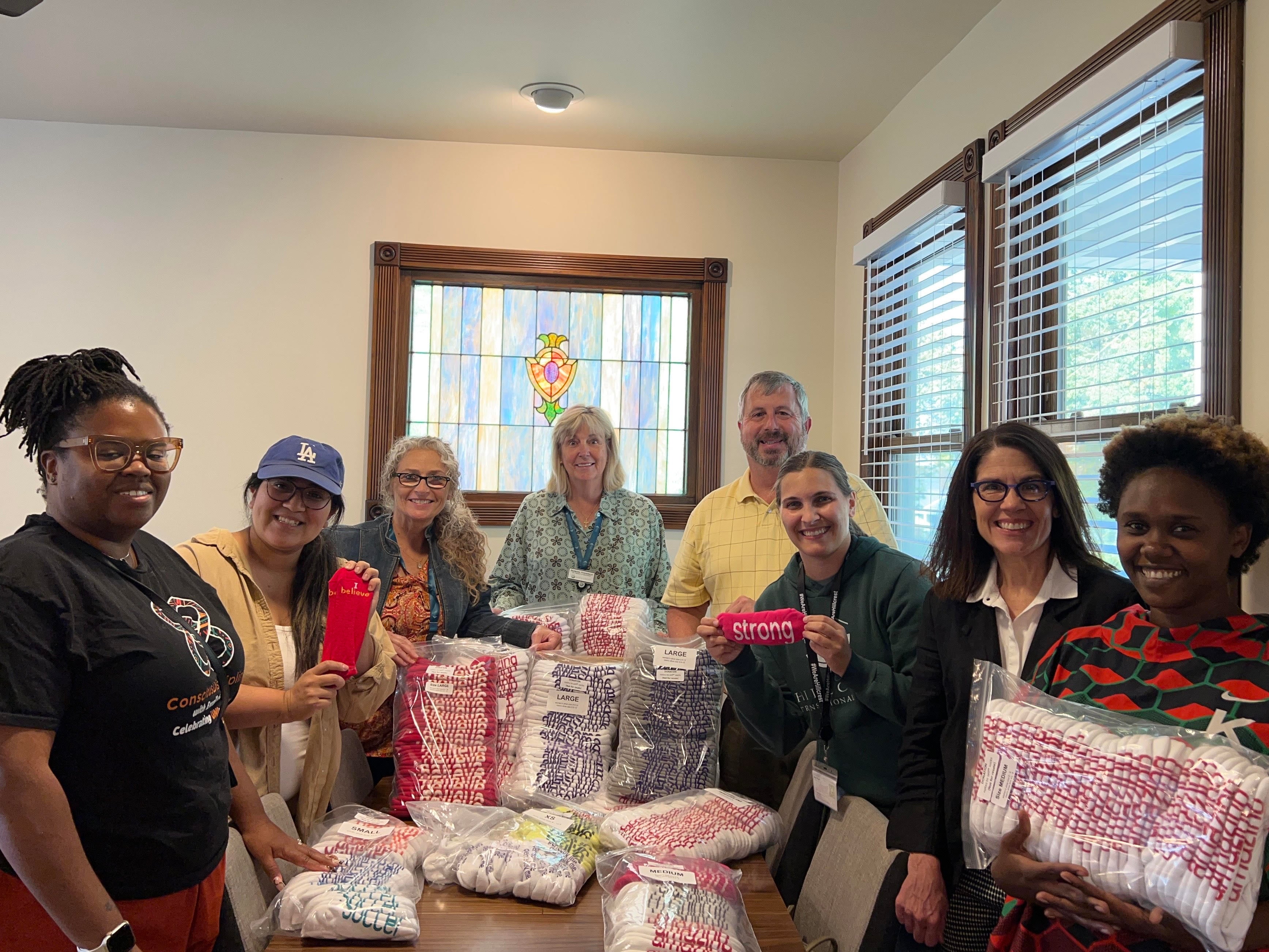 Sharing our socks with Hillcrest Transitional Housing in KC – notes to ...