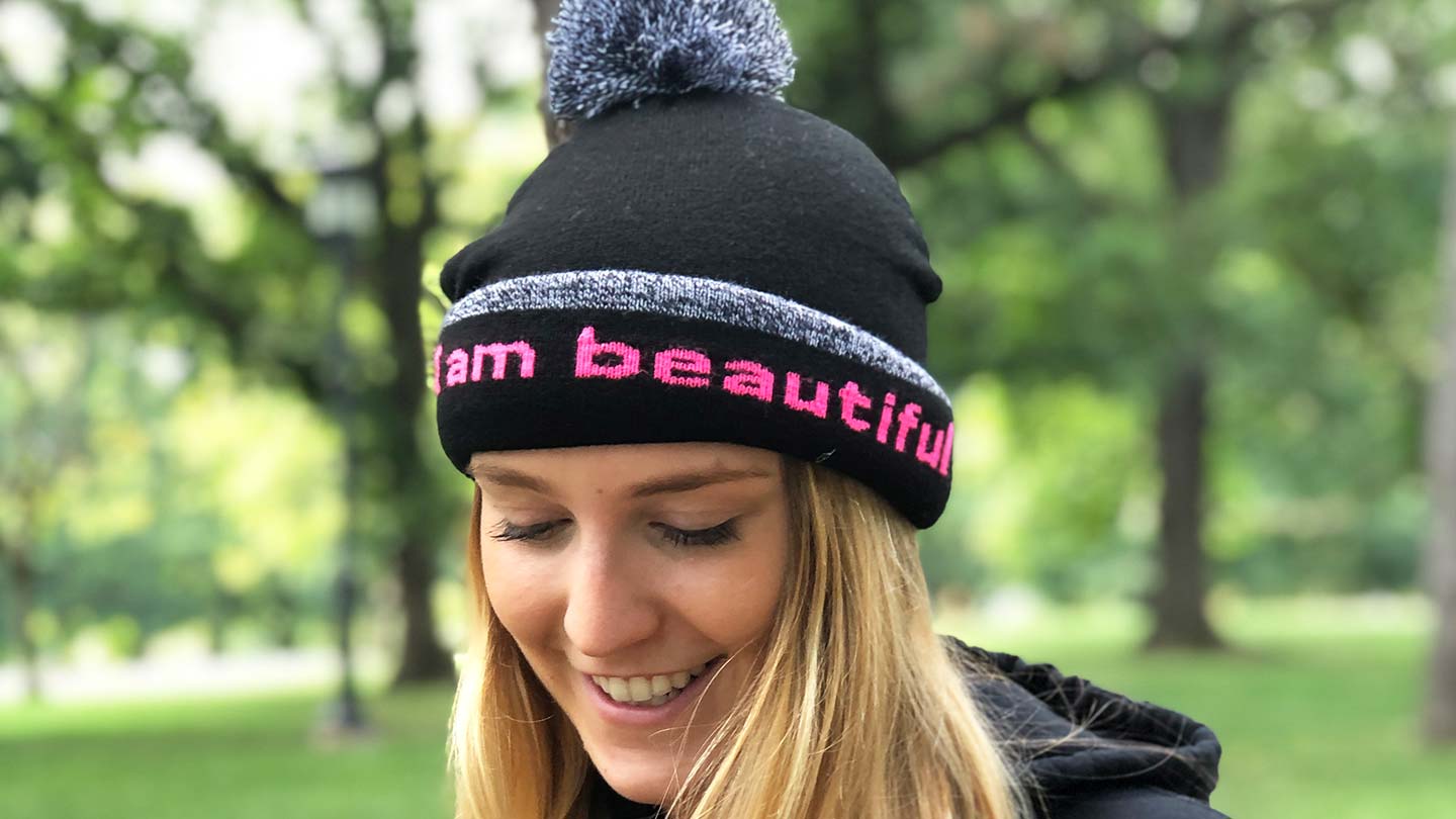 Beanies and hat with words | notes to self® beanies and headbands ...