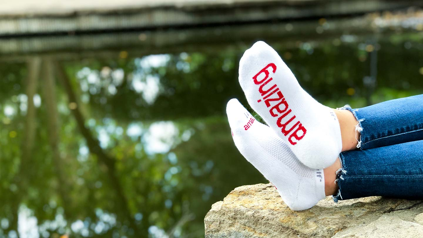 positive affirmation sock gifts under $50 – notes to self® socks