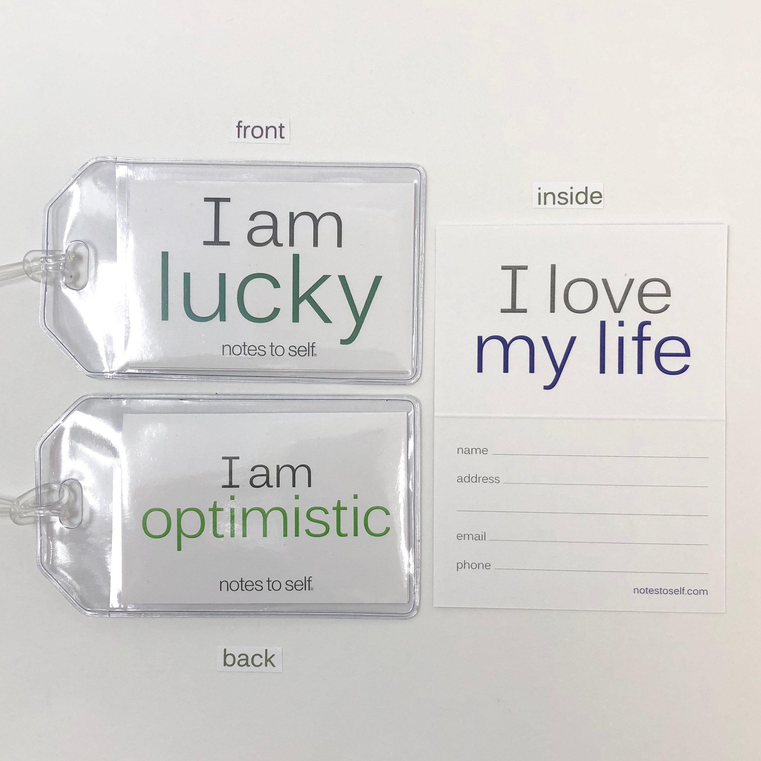 luggage tags – notes to self® socks