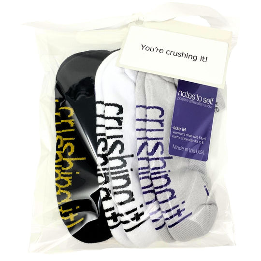 Sock gift set with positive message | notes to self® socks gifts