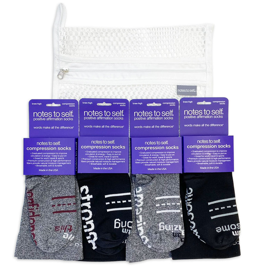 compression socks – notes to self® socks
