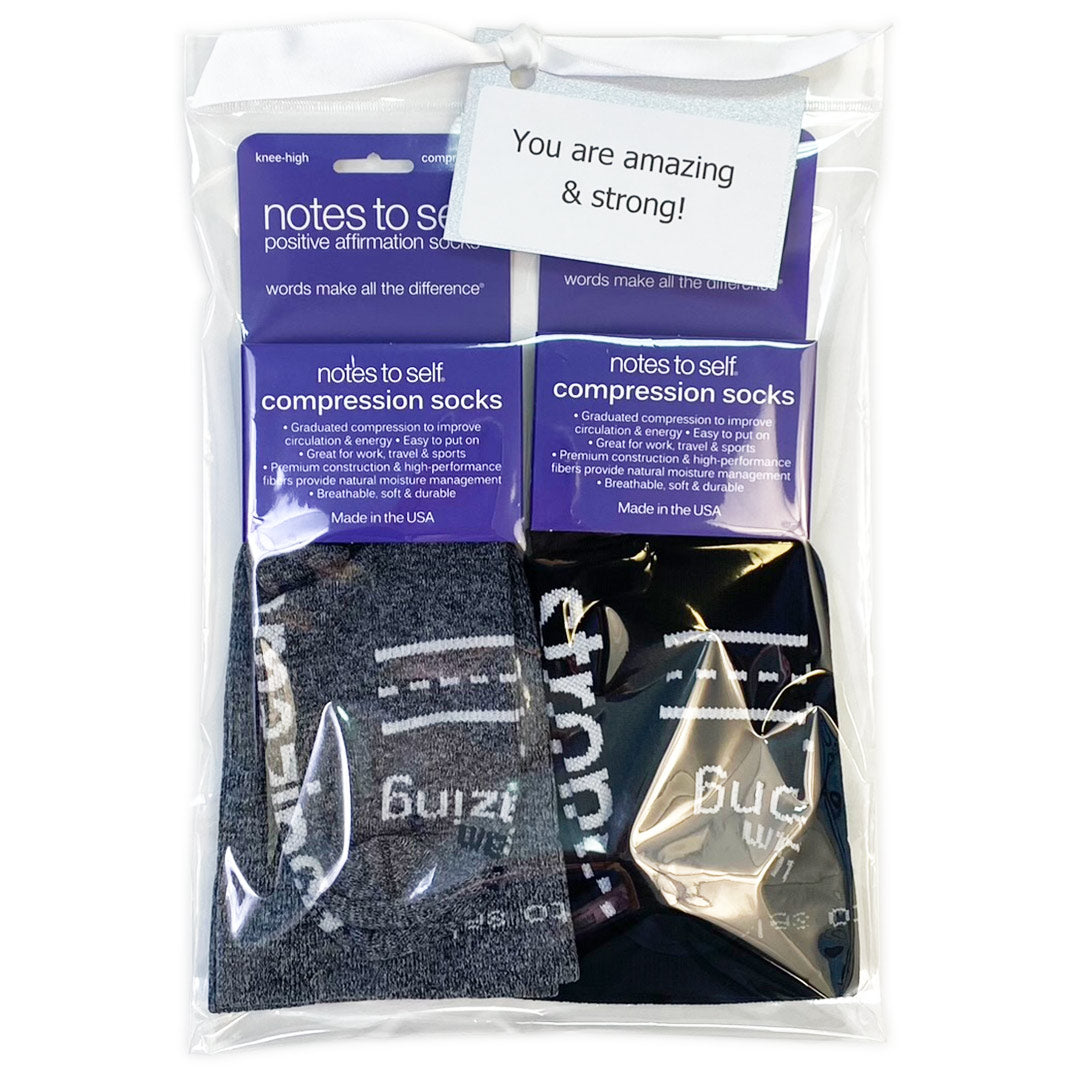 compression socks – notes to self® socks