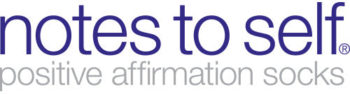 notes to self® positive affirmation socks – notes to self® socks