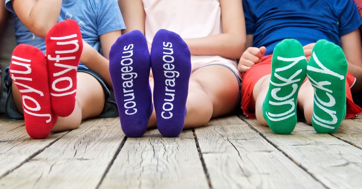 positive affirmation socks | notes to self® socks