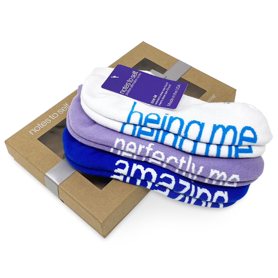 Sock gift set with positive message | notes to self® socks gifts – Page 2