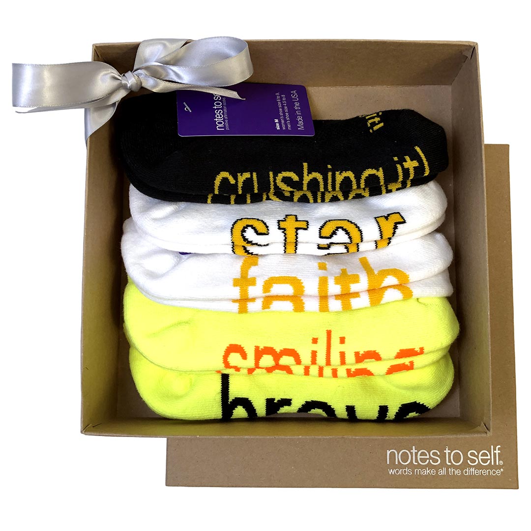 Sock gift set with positive message | notes to self® socks gifts – page 3