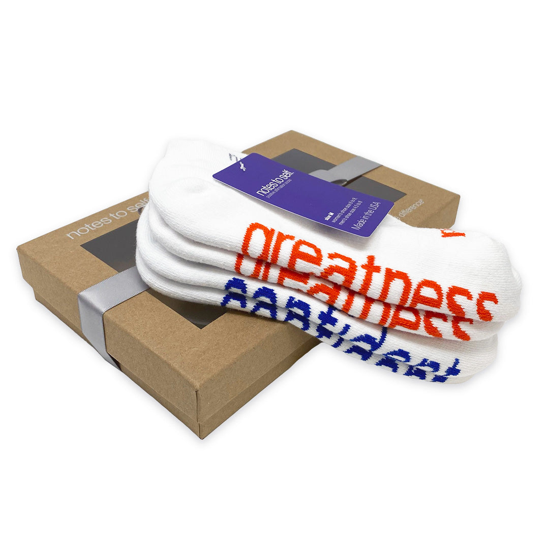 Meaningful gifts | inspirational socks | notes to self® socks