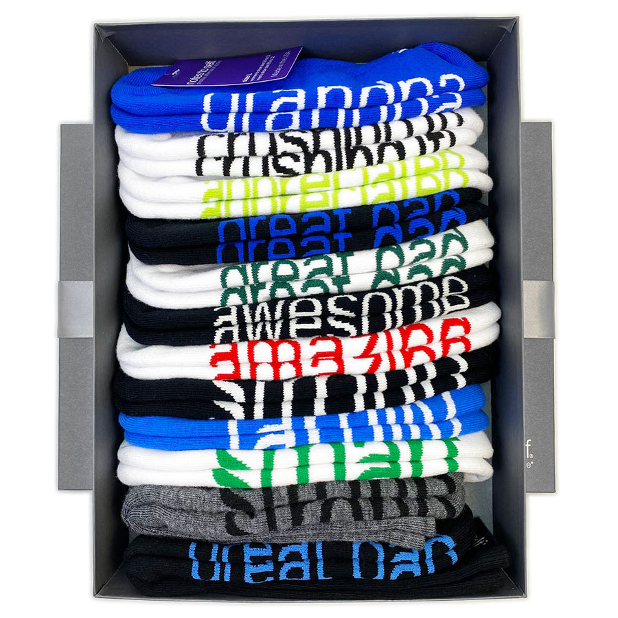 Sock gift set with positive message | notes to self® socks gifts