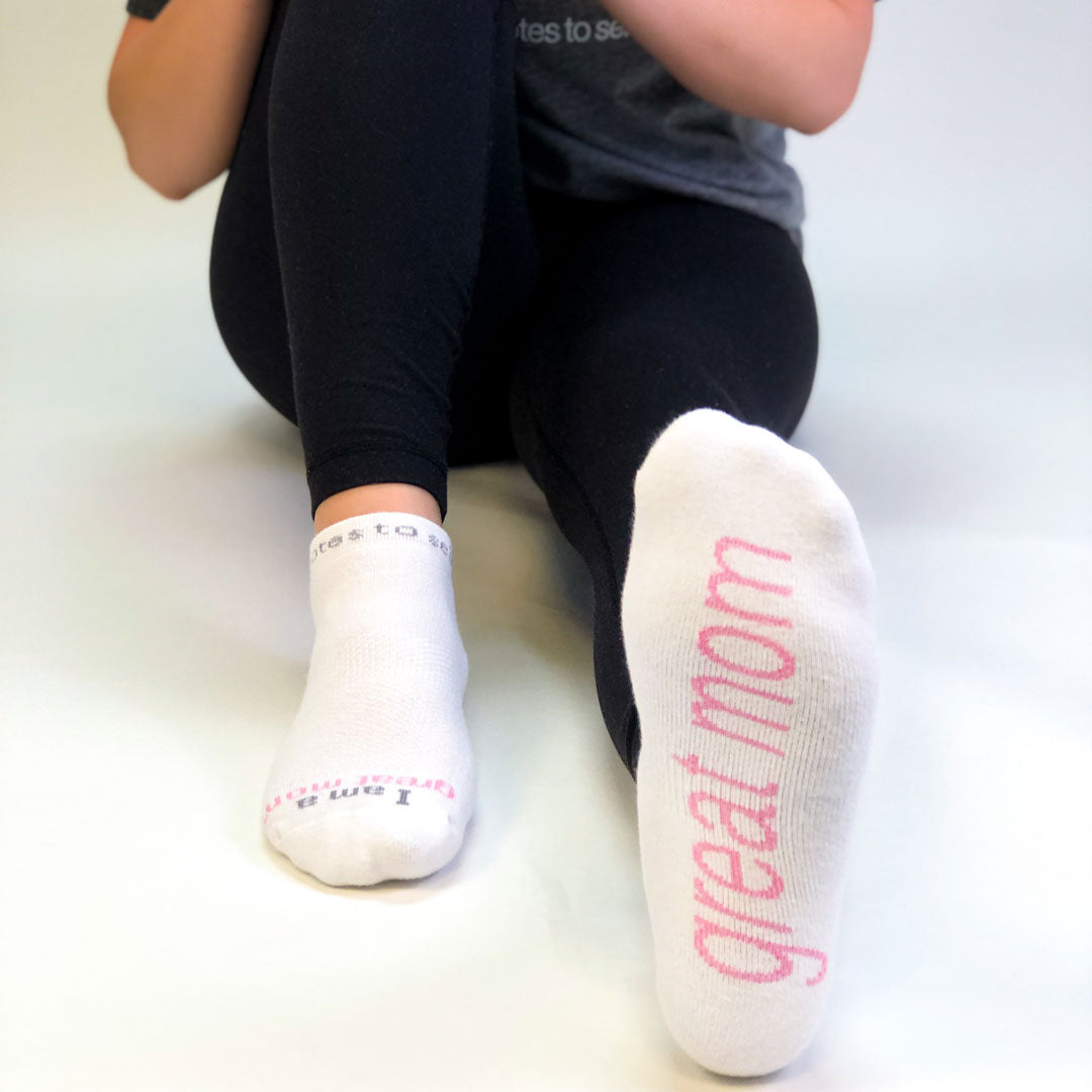 I am a great mom socks | low-cut women's socks | notes to self® – notes ...
