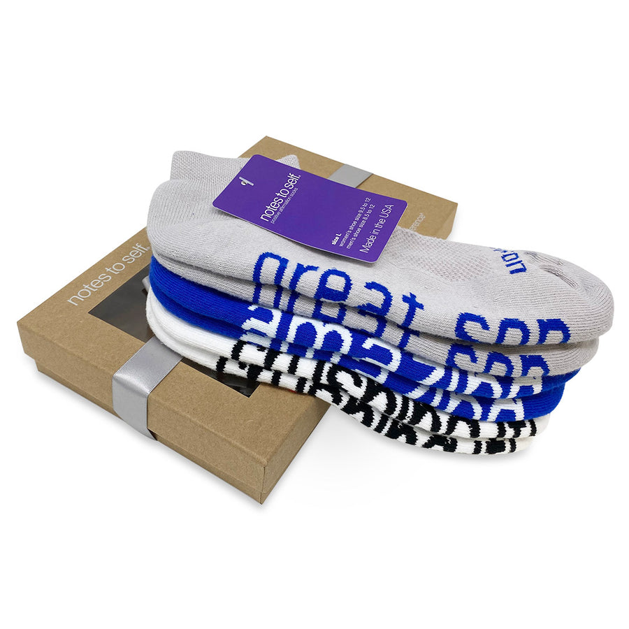 Sock gift set with positive message | notes to self® socks gifts – Page 2