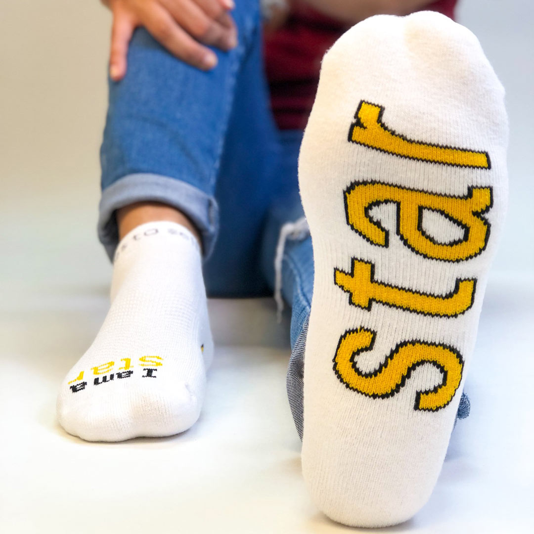 'I am a star' socks | white low-cut socks | notes to self® – notes to ...