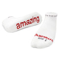 I am amazing socks | white low-cut socks | notes to self® – notes to ...