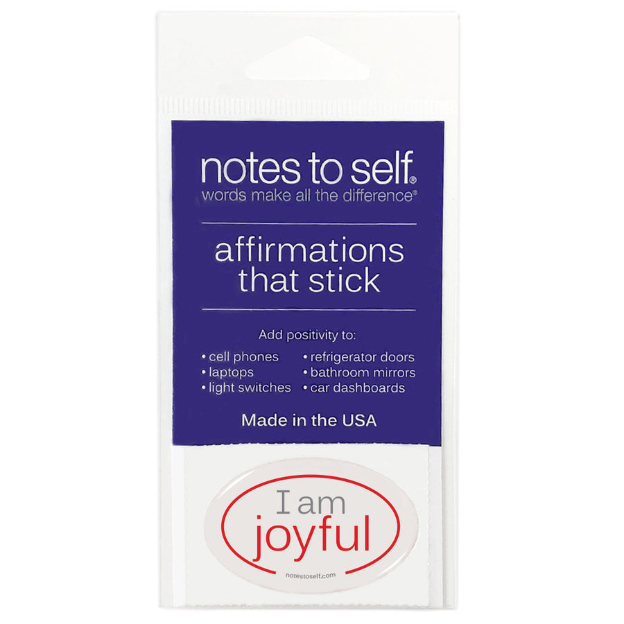 'I am joyful'™ collection | positive affirmations | notes to self® socks