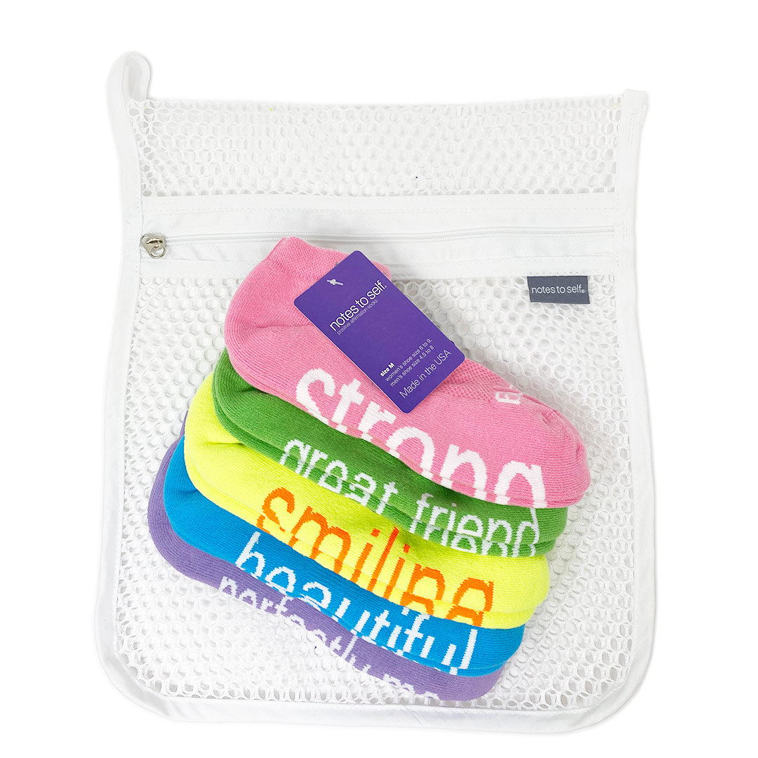 Sock gift set with positive message | notes to self® socks gifts