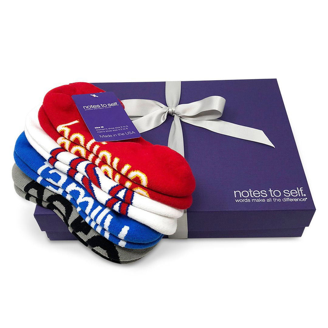 Sock gift set with positive message | notes to self® socks gifts – page 3