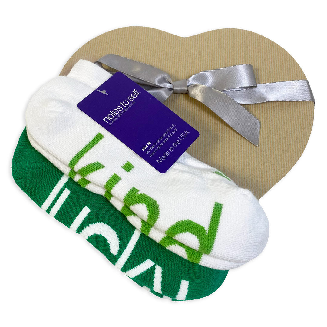 positive affirmation sock gifts under $50 – notes to self® socks