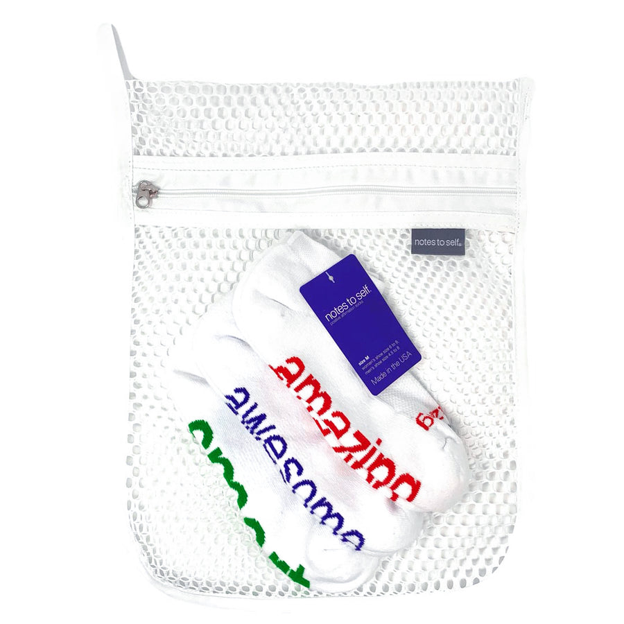 Sock gift set with positive message | notes to self® socks gifts