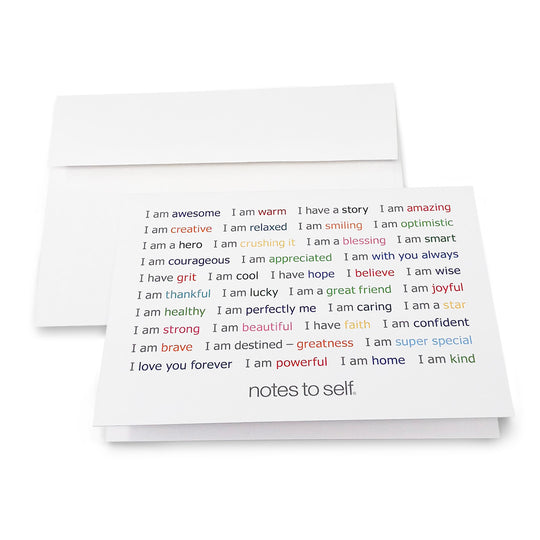 notes to self® notecard – notes to self® socks