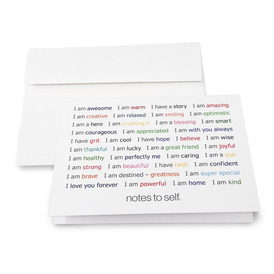 notes to self® notecard – notes to self® socks