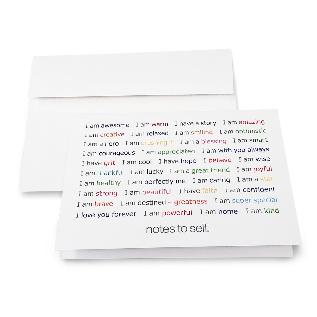 notes to self® notecard – notes to self® socks